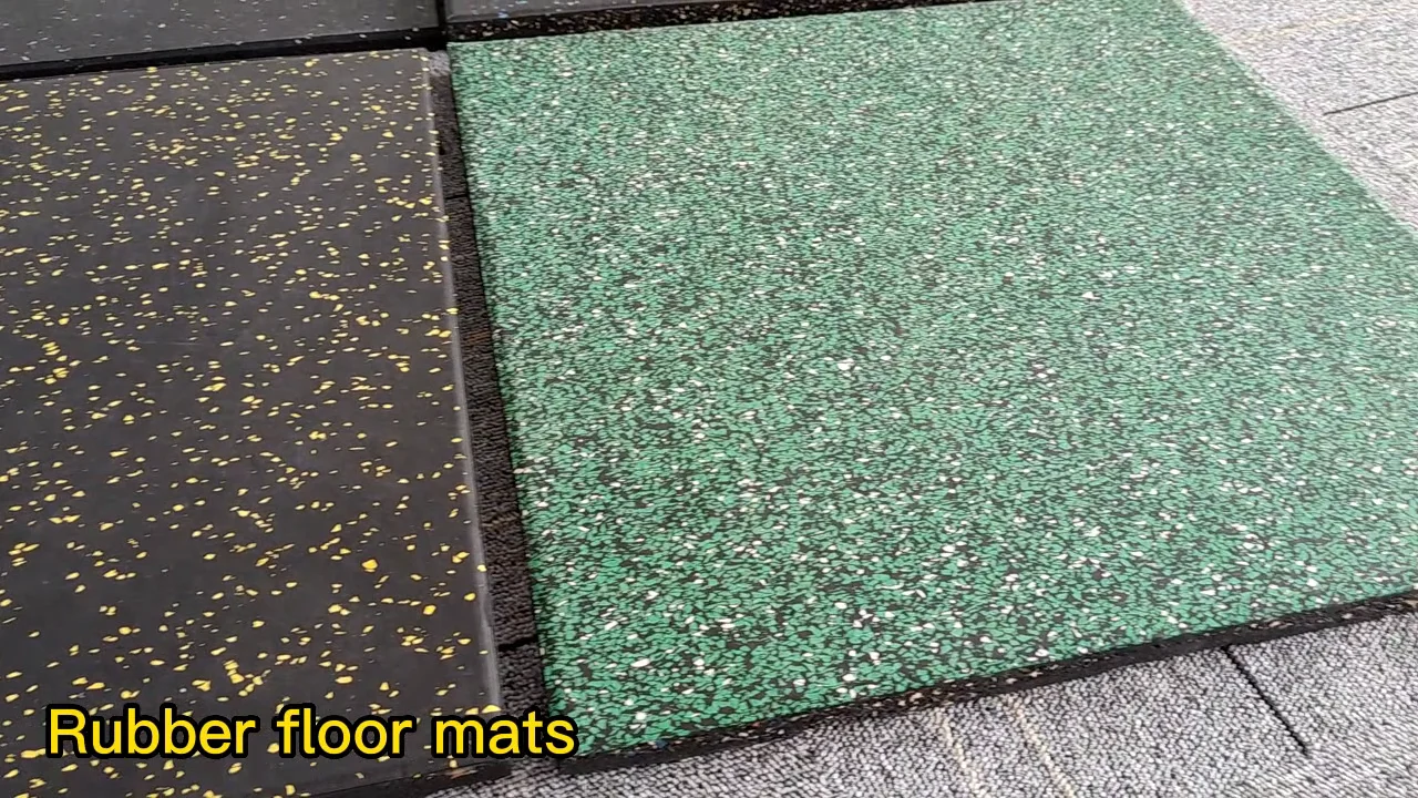 Strength Training Cushioning Floor Gym Mats Protective Flooring 50x50cm ...