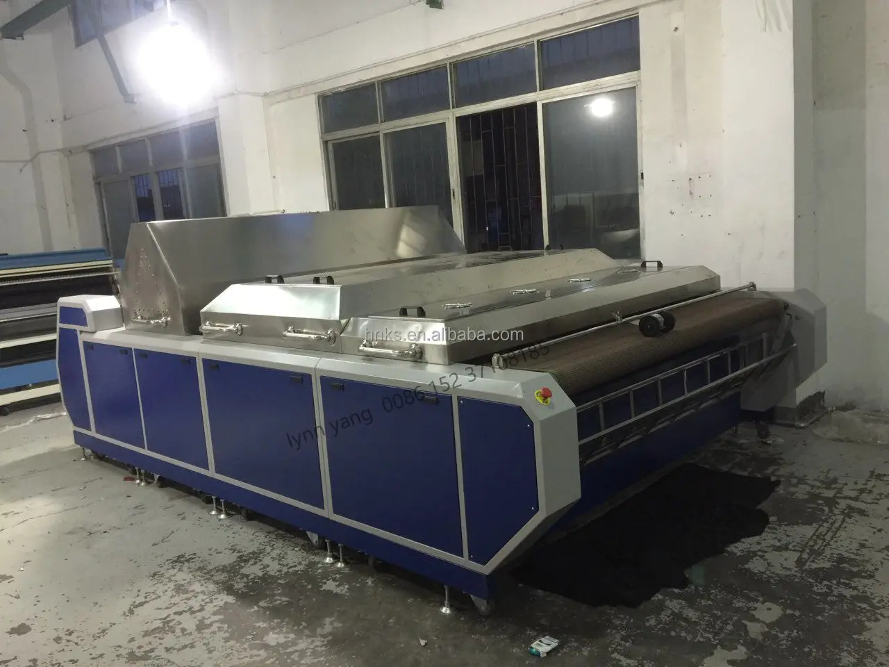Fabric Drying And Heat Setting Finishing Shrinking Inspection Machine ...