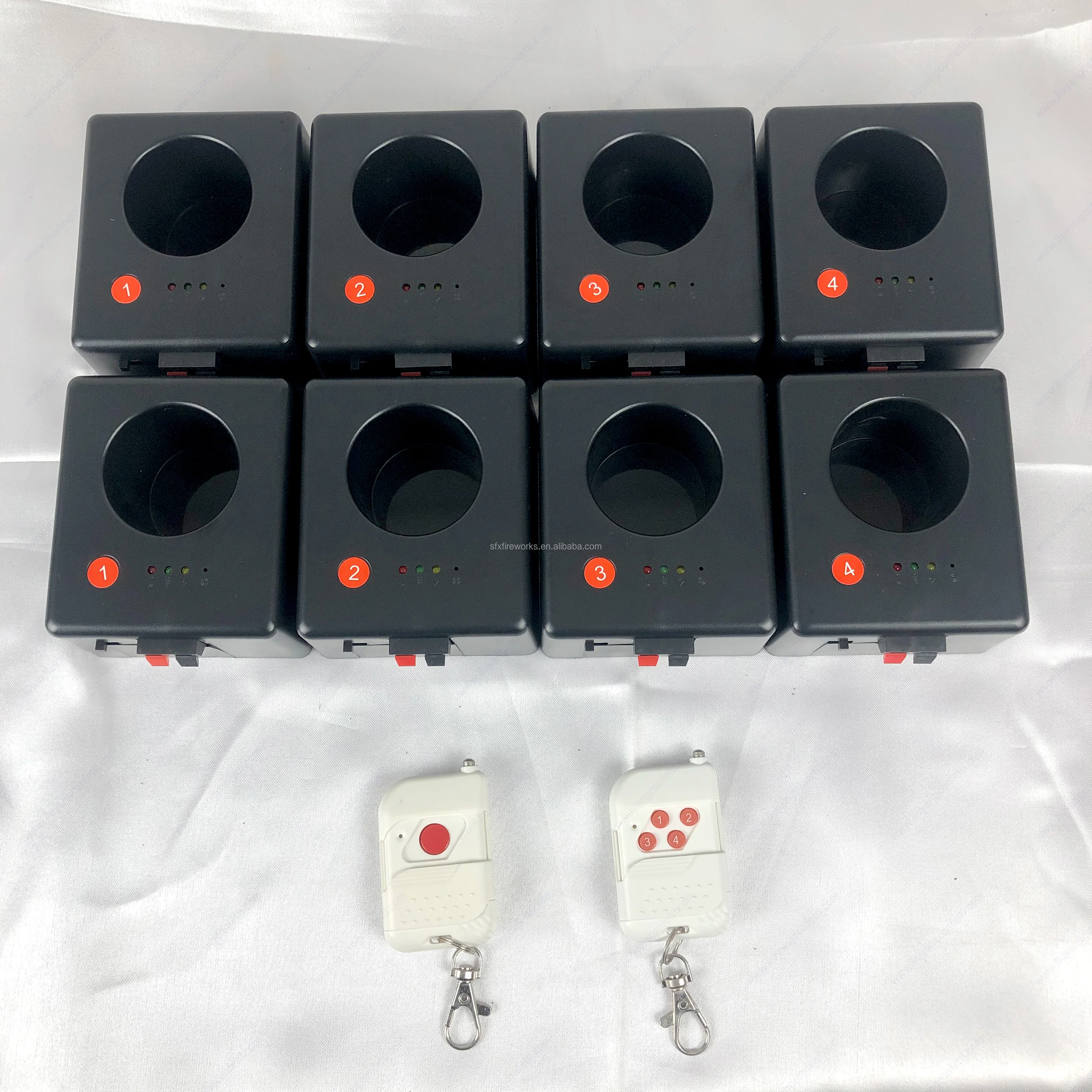 8 Cues Wedding Cold Pyro Fireworks Machine - Kesheng Firing System