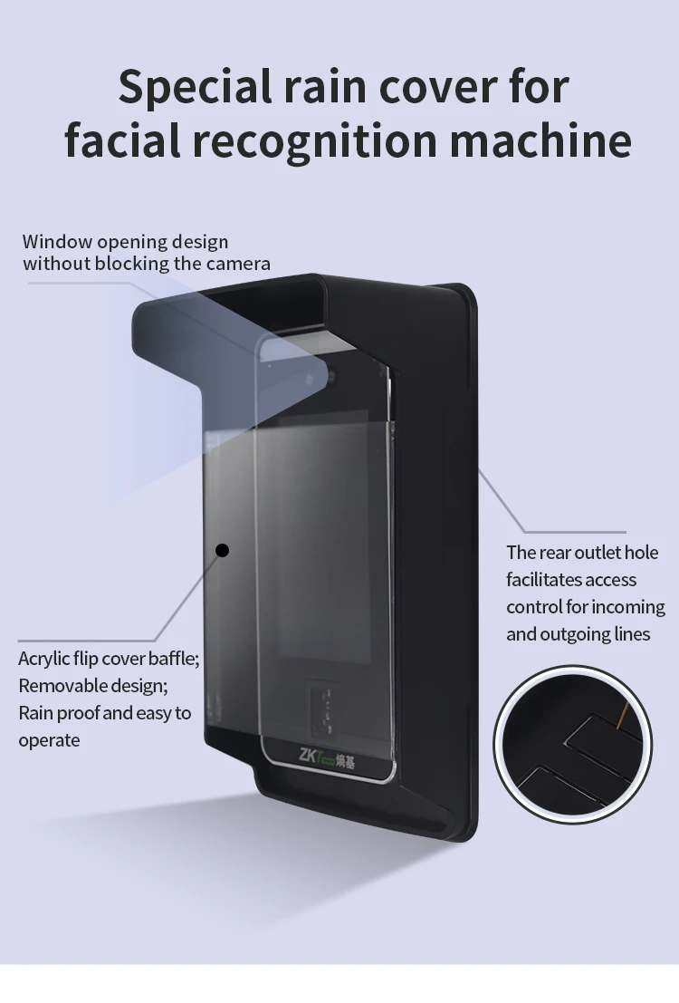 Waterproof Fingerprint Attendance Machine with Temperature Measurement