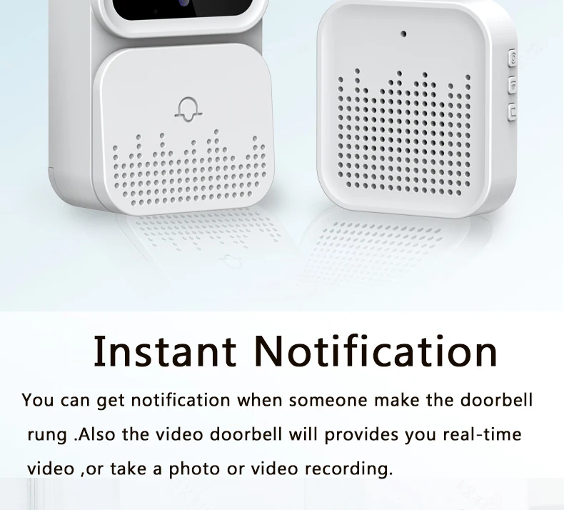 Home Video Smart Tuya Wifi Doorbell With Camera Intercom Wireless Ring ...