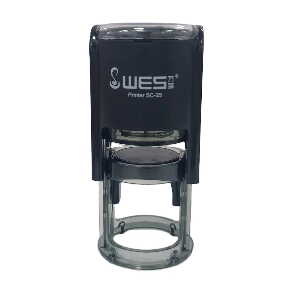 Wes Logo Self-inking Stamp Sc-25 Generational Print For Personal And ...