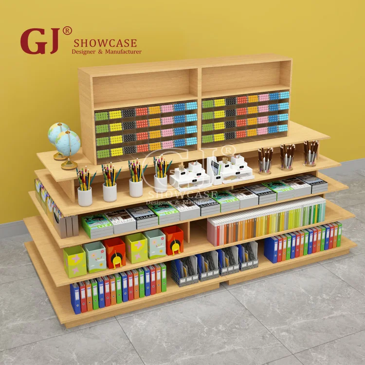 Factory Direct Retail Gondola Shelving Display Racks Grocery Stationery ...