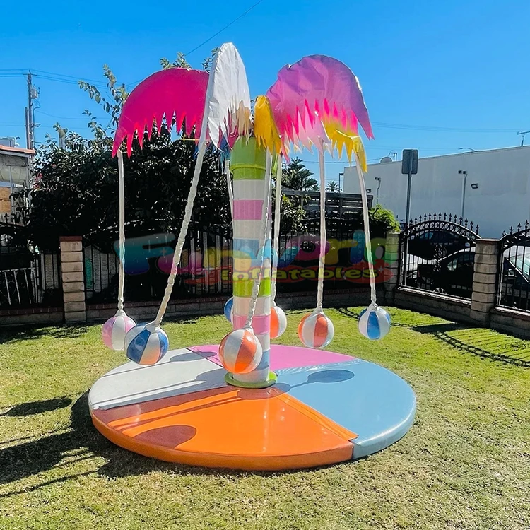 Electric Coconut Swing Palm Tree - Fun Indoor Play Equipment