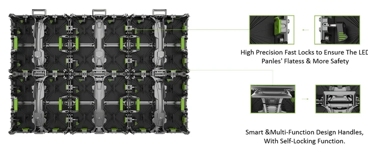Stacking Stage Led Screen HD 4k P2.6 Full Color Indoor