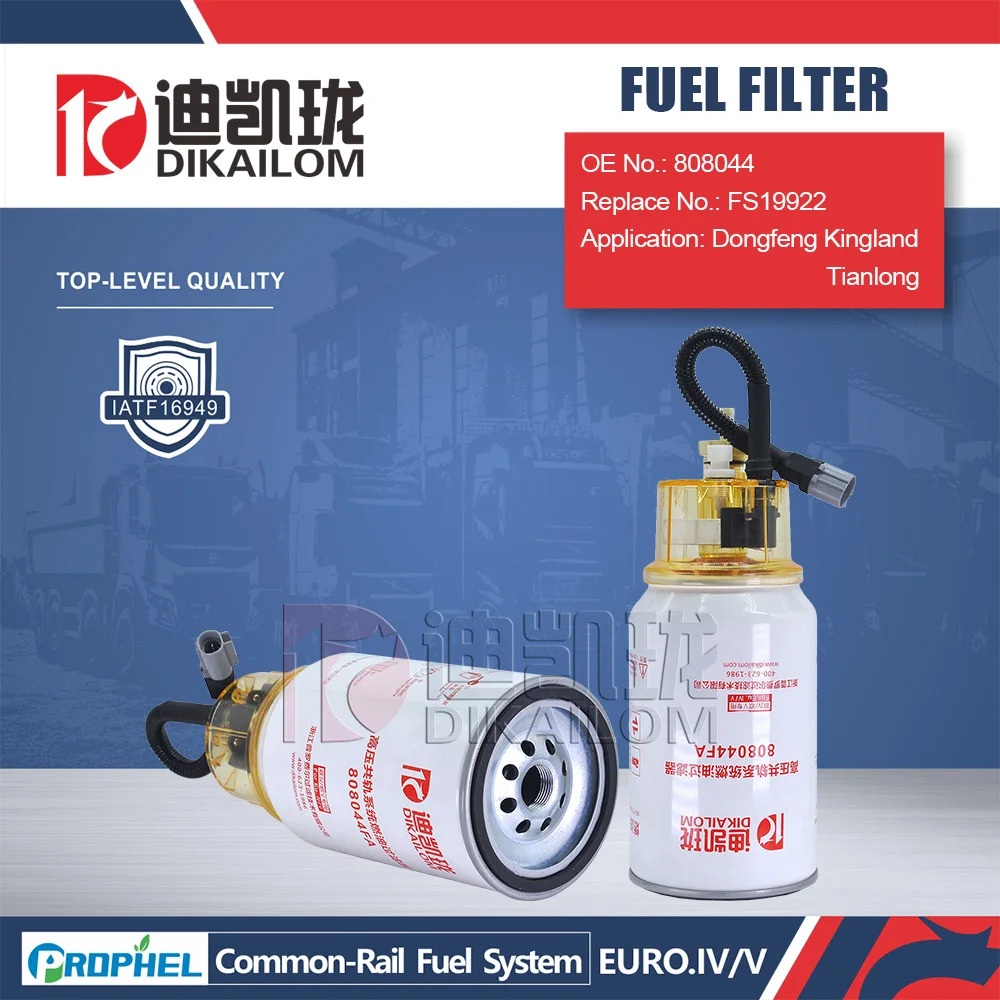 Filtros separadores de agua y combustible, piezas originales de ...