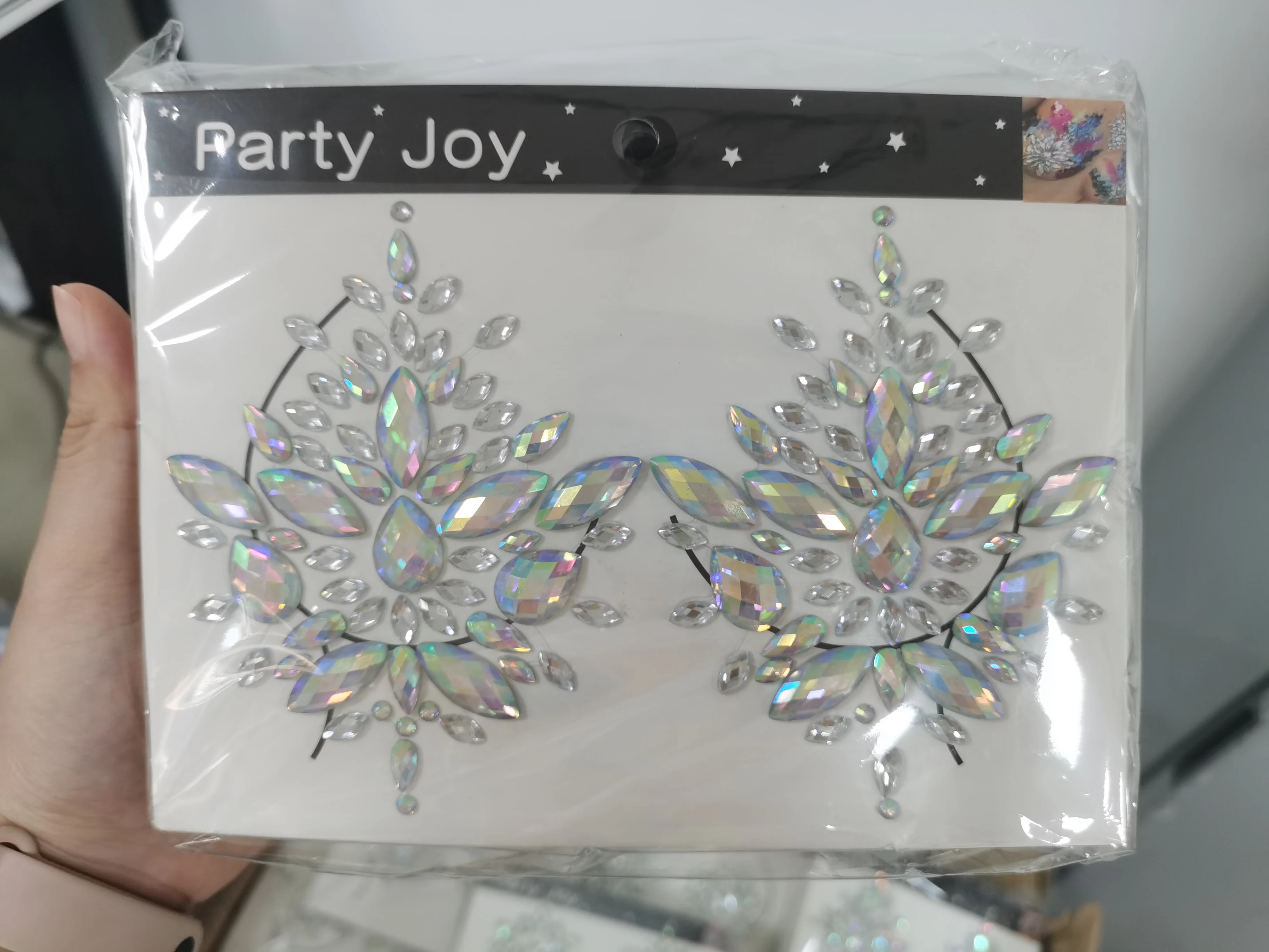 Festival Carnival Acrylic Gem Body Jewelry Sticker Temporary Tattoo ...