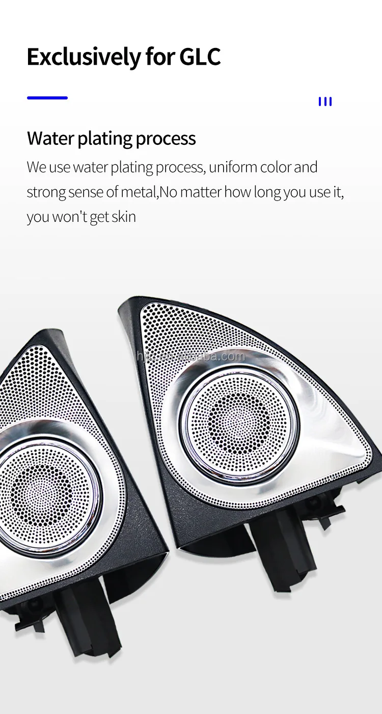 Car Tweeter Speakers with 3D Rotating Tweeters for Mercedes GLC X253