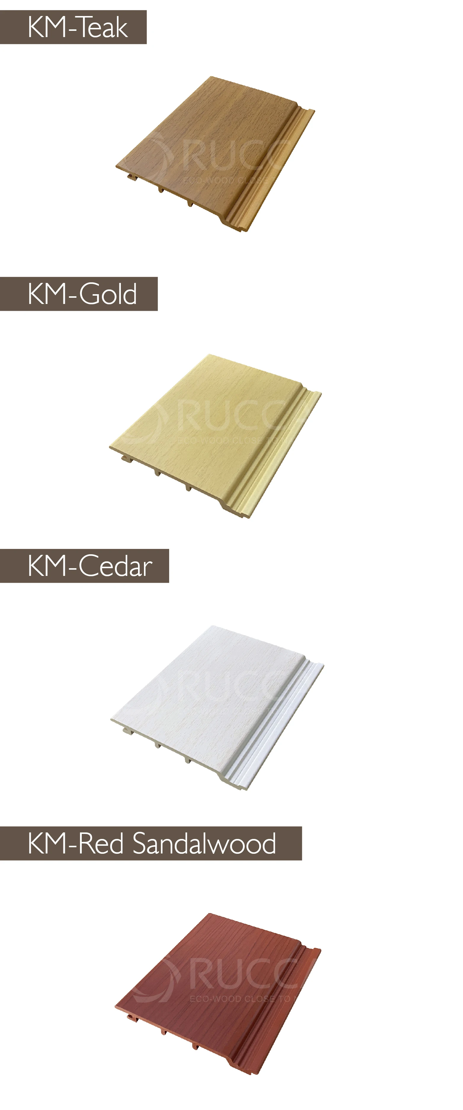 Natural Antisepsis WPC Wall Boards for Indoor Decoration