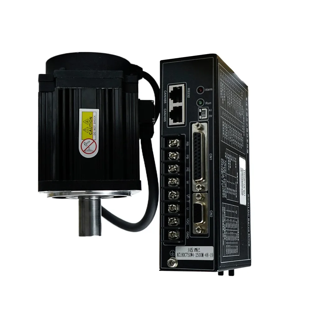 Rs485 Can Bus Ethercat Mini 100w 24v 0.32n.m High Torque 2500ppr Encoder Dc Servo Motor For ...