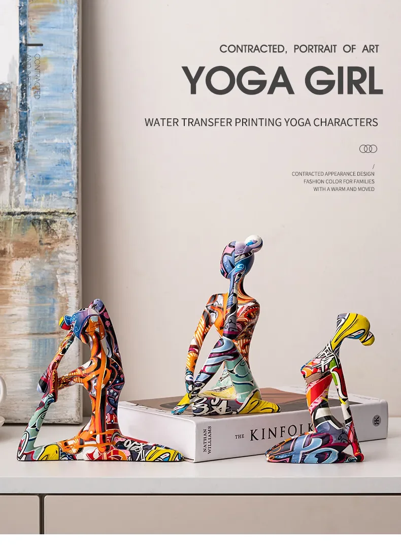 Painted Figure Figurines - Elegant Home Decor Solutions