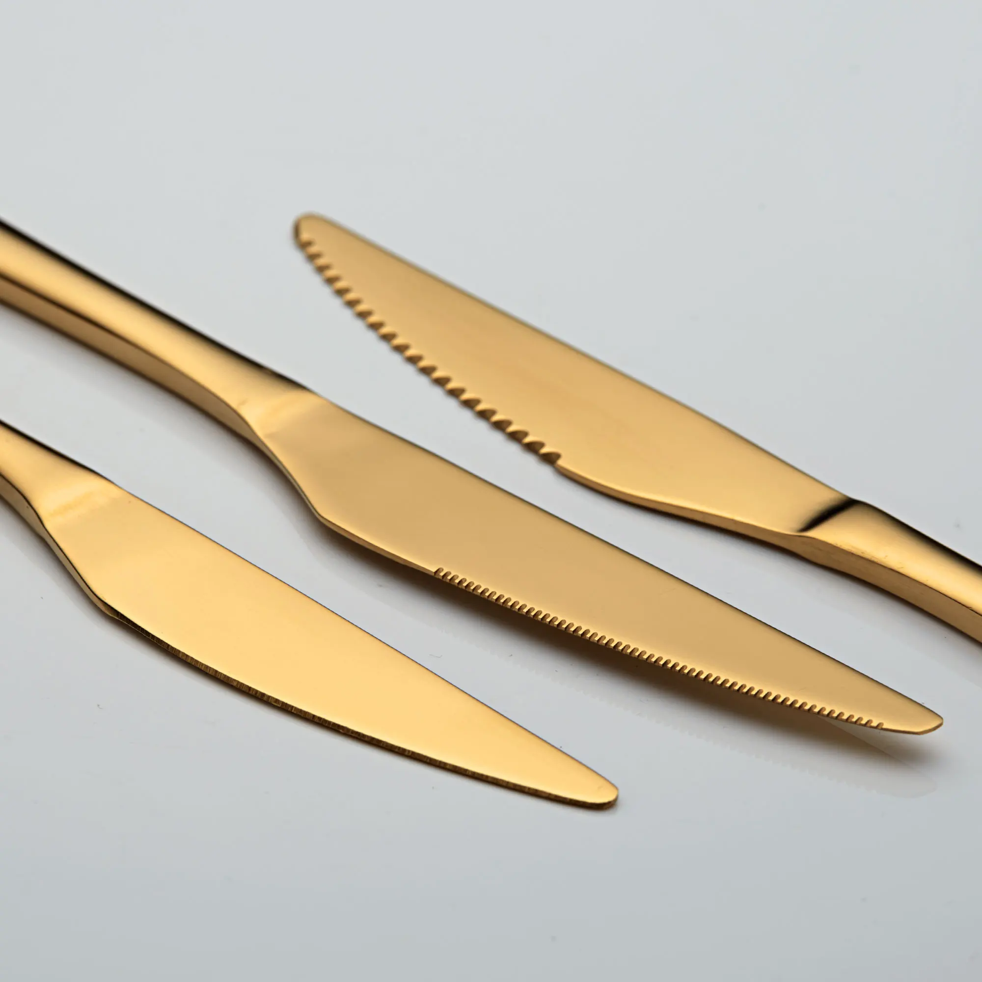 Custom High Quality Kitchen Gold Cutlery Set - 5PCS Luxury