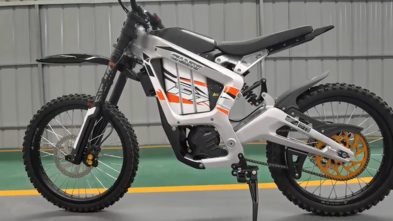 High Grade Cafe Racer Ebike Suron 72v 38.5ah Mid Drive Motor Electric ...