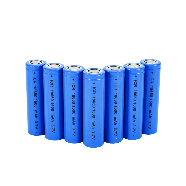 High Capacity Icr 18650 3.7v 1500mah Phosphate Cells Rechargeable ...