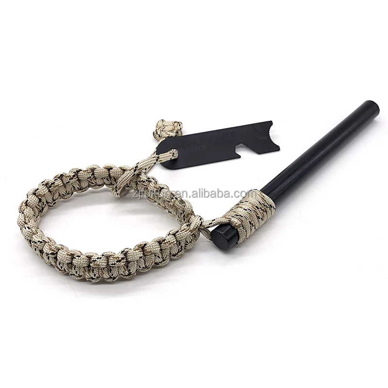 Rods Flint Camping Flint Rods and Steel Stone Survival Fire Starter ...