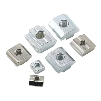 T Slot Nut With Spring Loaded Ball Slot Carbon Steel Aluminum Profile ...