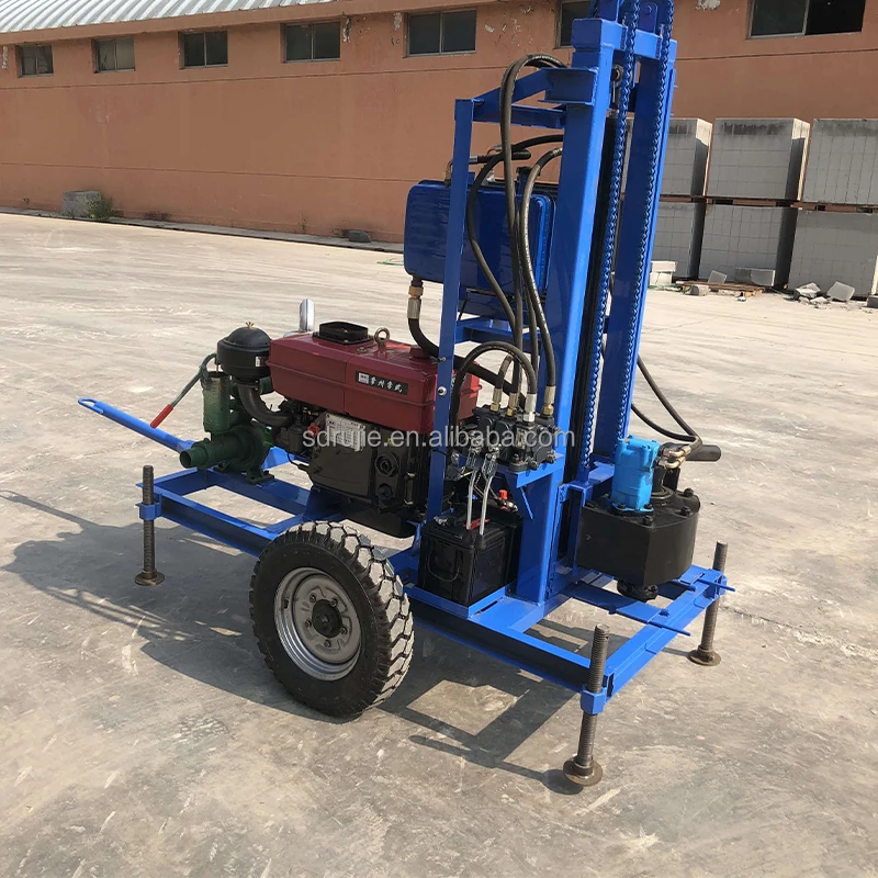 Small Portable Drill Rig Home Use Mobile Water Well Drilling Machine ...