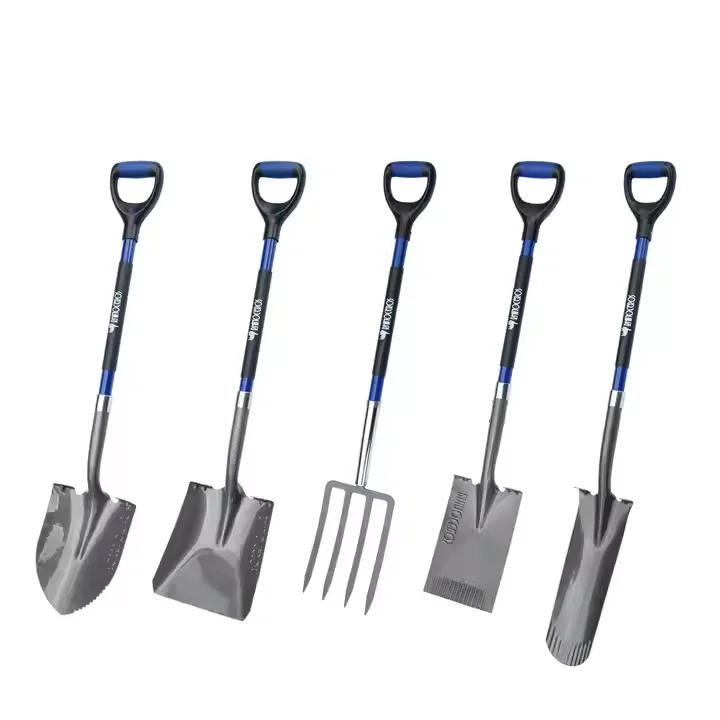 D-Shape Ergonomic Garden Tree Digging Shovel Comfortable DIY Carbon ...