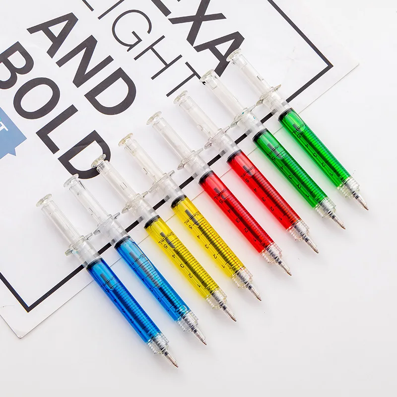 Customized Logo Medical Syringe Pens Promotional Ballpoint Pens For ...