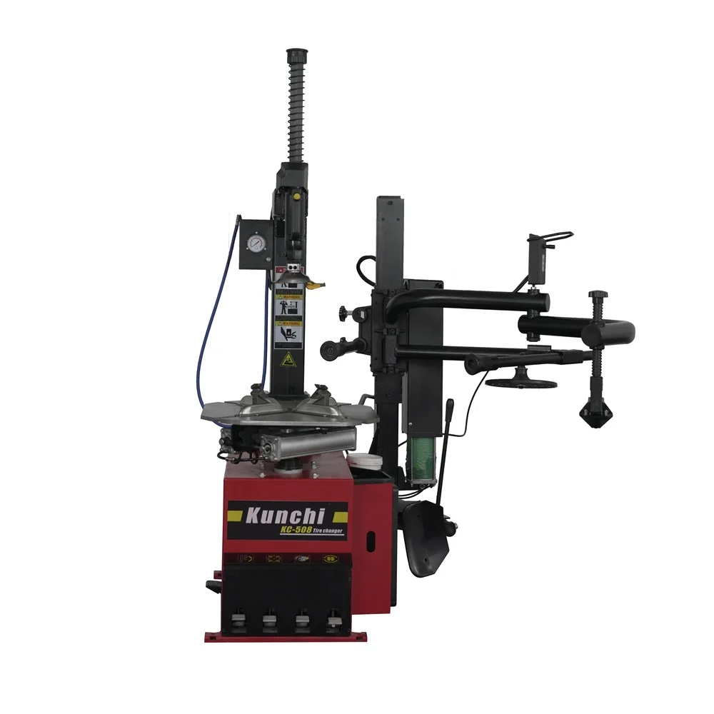 Kunchi Tilting Back Automatic Tyre Changer Machine Swing Arm Tyre ...