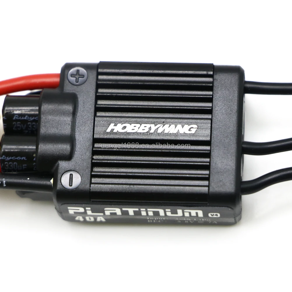 Hobbywing Platinum 40A V4 Brushless Electronic Speed Controller ESC for ...