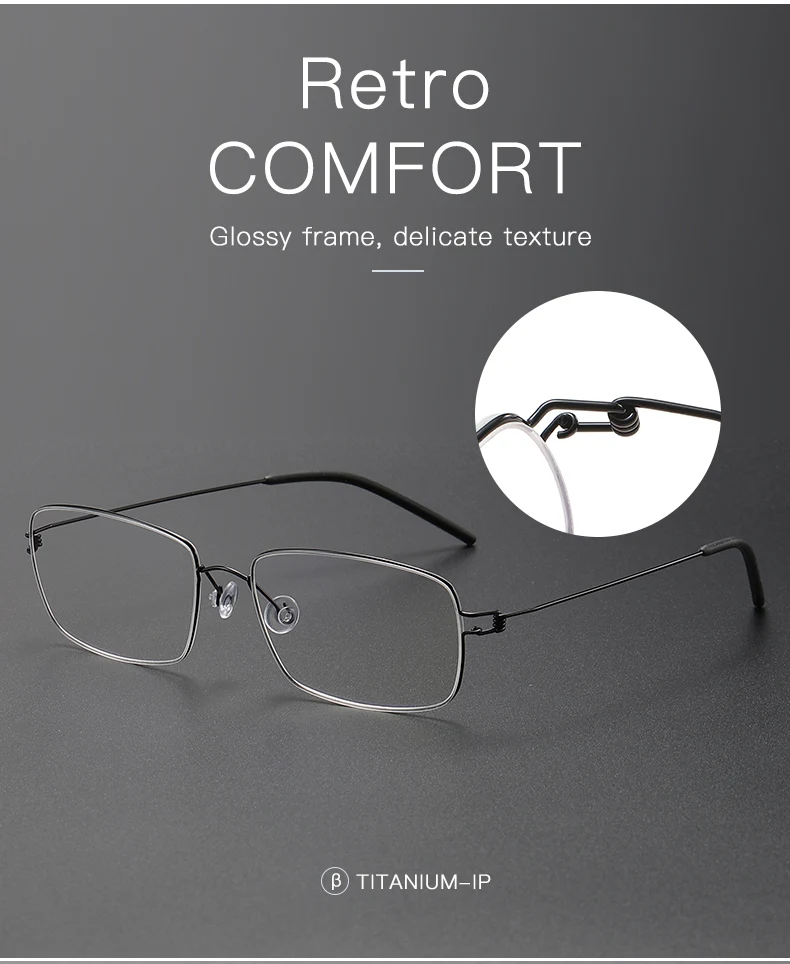Nikolal Titanium Eyeglass Frames Flexible Frame Titanium Glasses Round Glass Memorial Optical ...