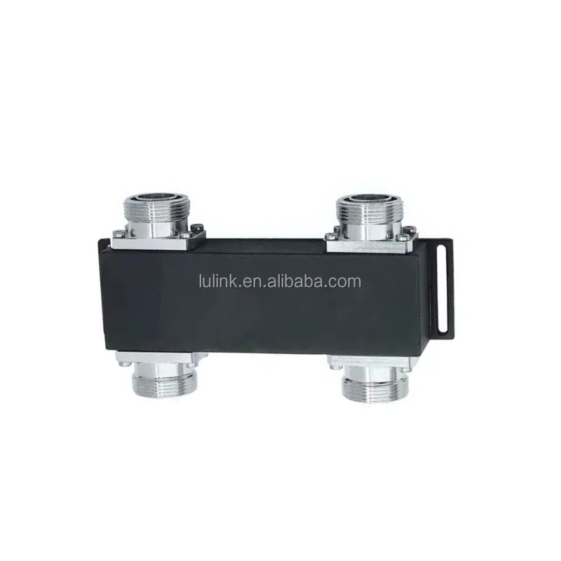 500W DIN Female 698-2700MHz Telecom Hybrid Combiner 2In 2Out Coupler ...