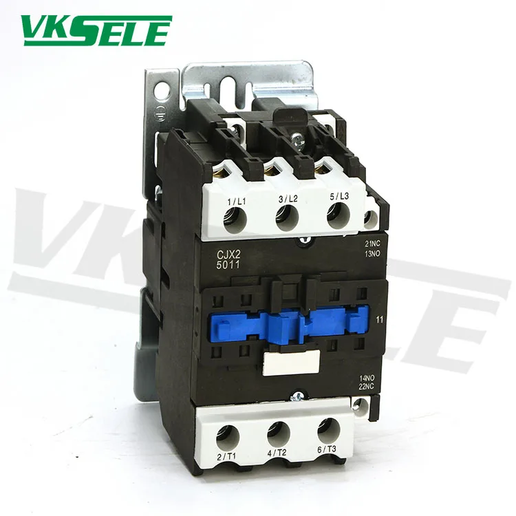 Contactor 220v Electrical Power Contactor Apply To Ac Motor 3 Pole Cjx2 ...