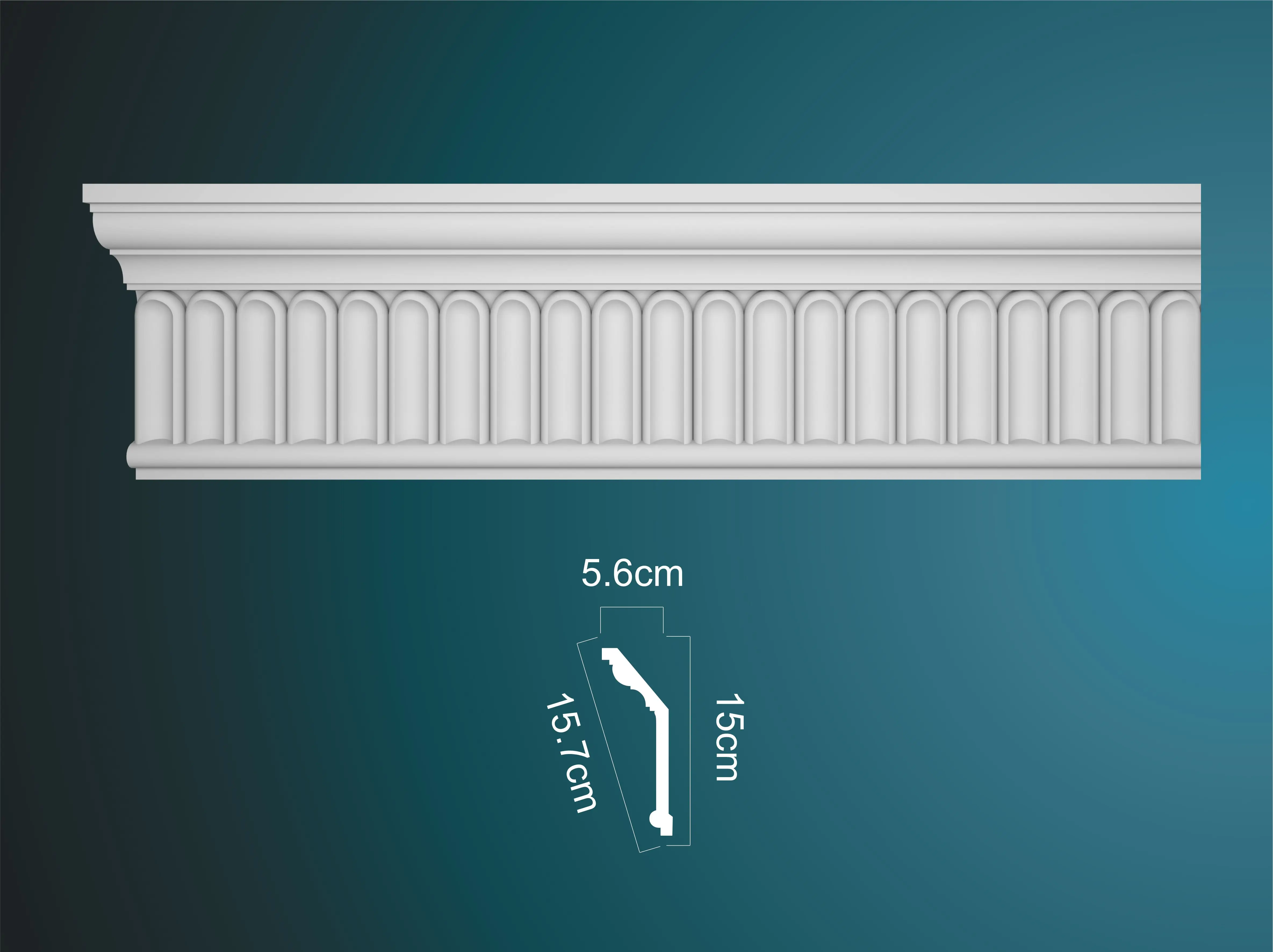Guangdong High Density 3D Carving Corner Molding Wall Panel Beautiful ...