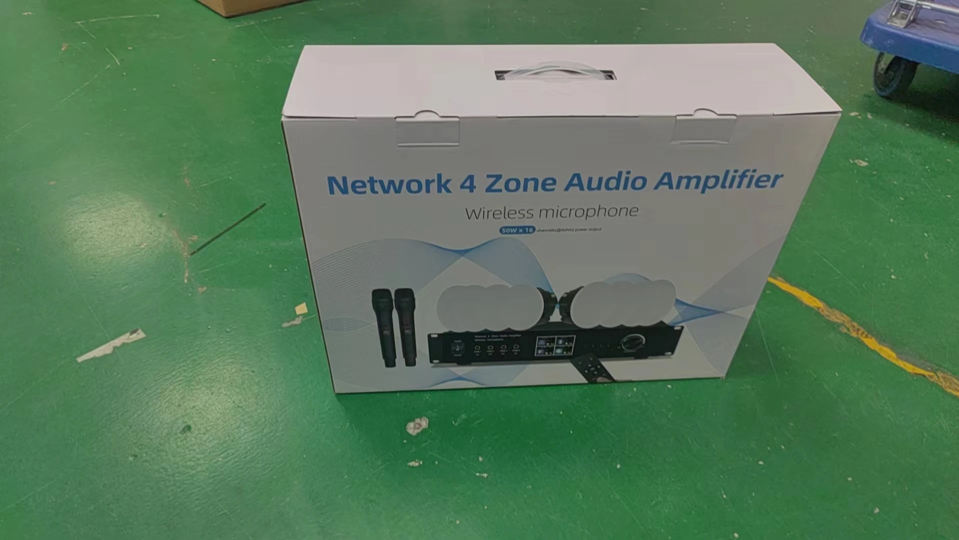 Cl-4 4 Zone Network Audio Power Amplifier Wifi Bt5.0 H-dmi Coaxial ...