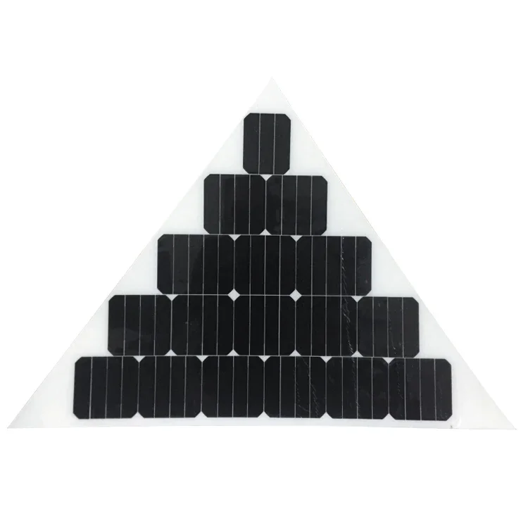 Custom Triangle Shape Solar Panel Flexible 12v 80w 100w 120w Triangular ...