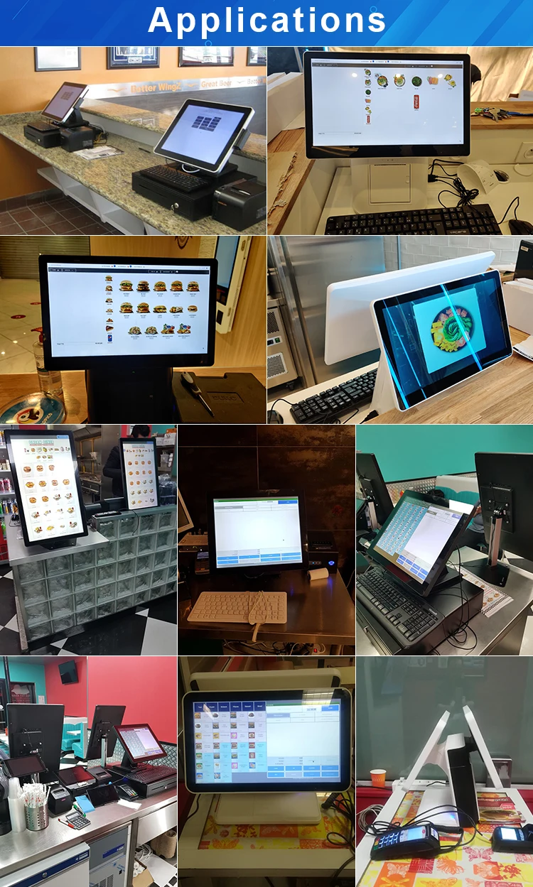 Smart Pos Cashier Machine Devices Wifi Cash Register Dual Screen