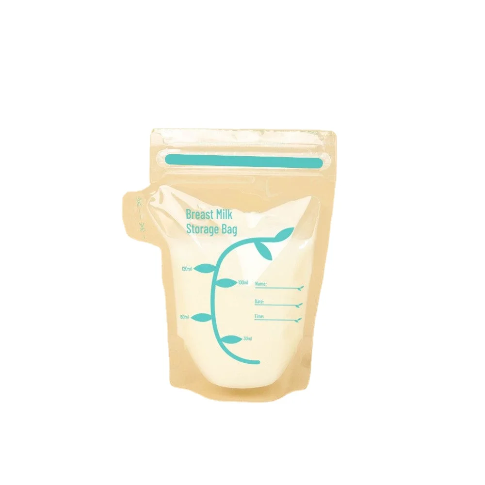 Customized label breast milk feeding storage bag 8OZ 240ML BPA free 100 ...