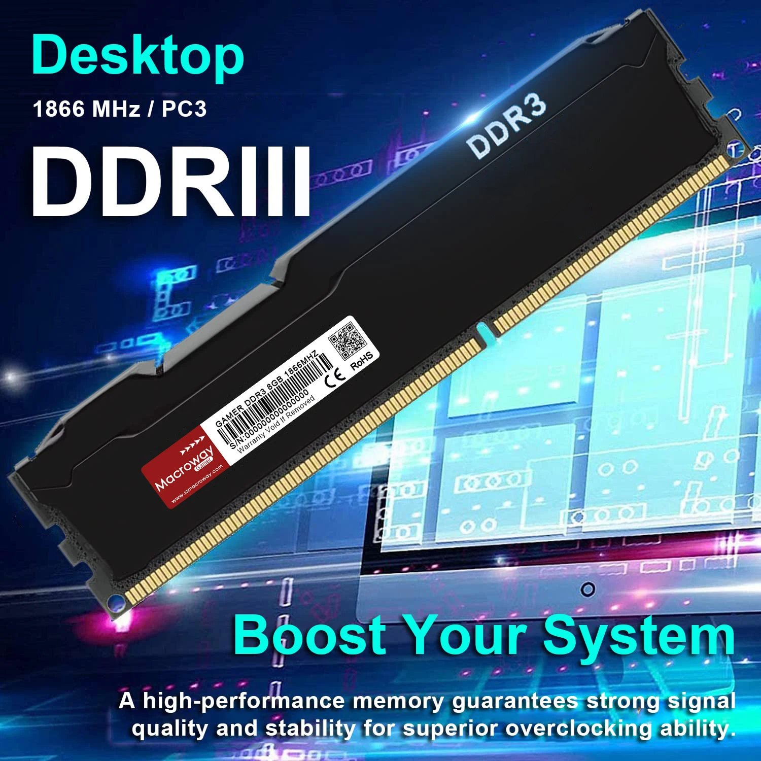 Upgrade Your Desktop Memory with DDR3 RAM - 2GB, 4GB, 8GB