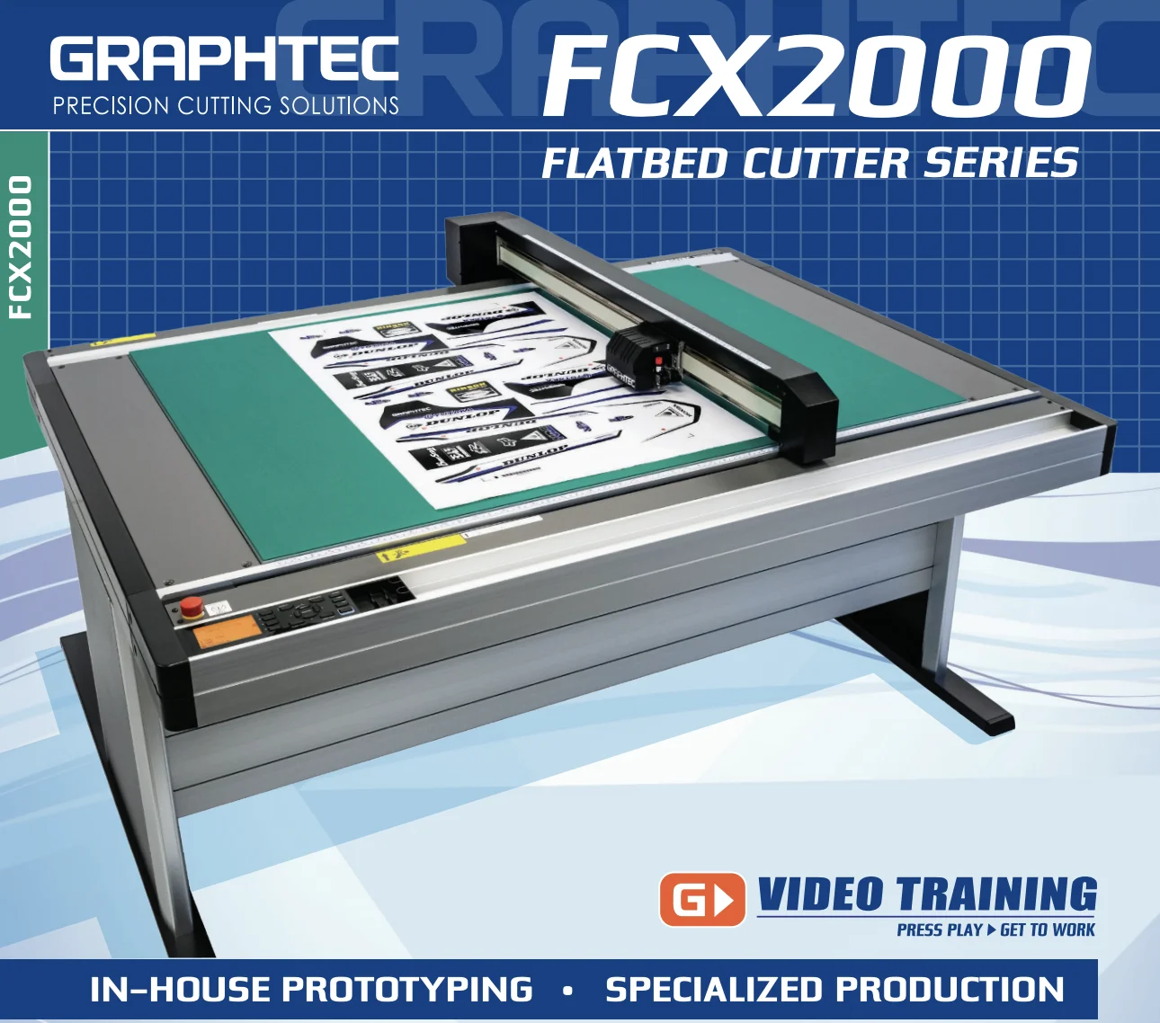 Graphtec FCX2000-120VC Flatbed Cutter - Precision & Efficiency