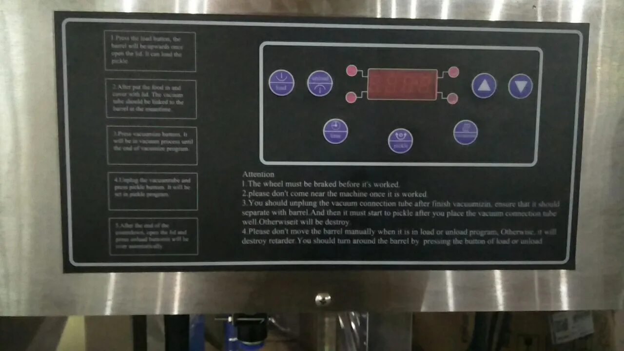 Kfc Kitchen Equipment Digital Panel Chicken Marinated Machine Prices