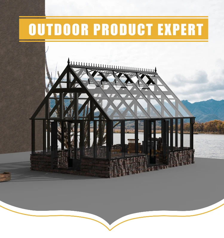 6x10 Greenhouse Custom Size Aluminium Frame Waterproof Winter Garden ...