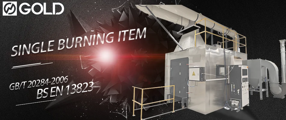 Fire Resistance SBI BS EN 13823 GBT30384 Single Burning Items for ...