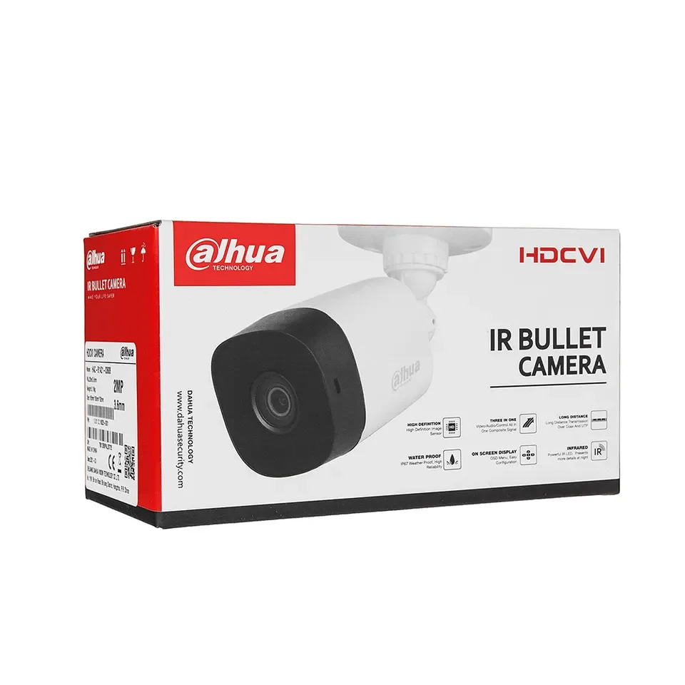 Dahua Cooper Series Hac-b1a21 1080p 2mp 20m Ir Hdcvi Fixed-focal Bullet ...