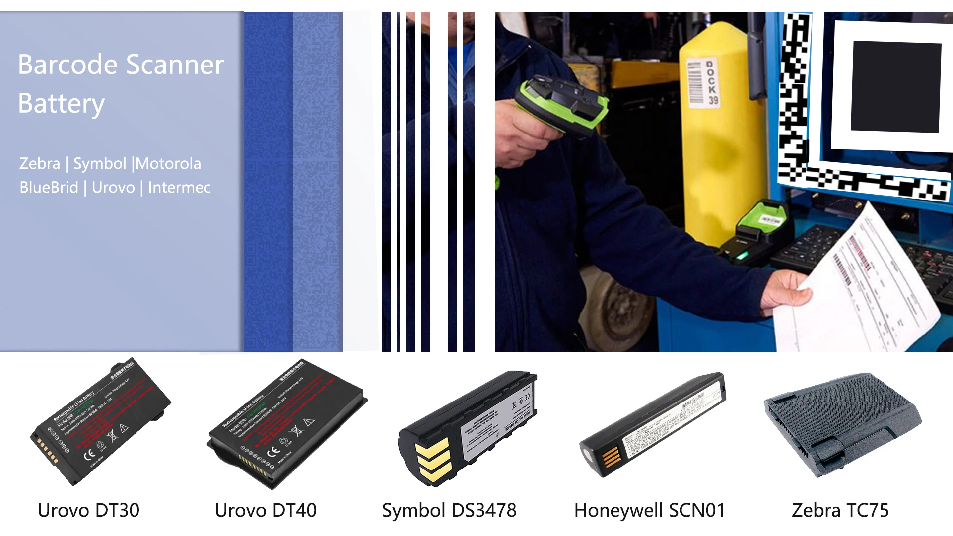 3.85v BT-000334 Li-Ion Battery for Zebra TC20 TC25 - 500+ Cycles