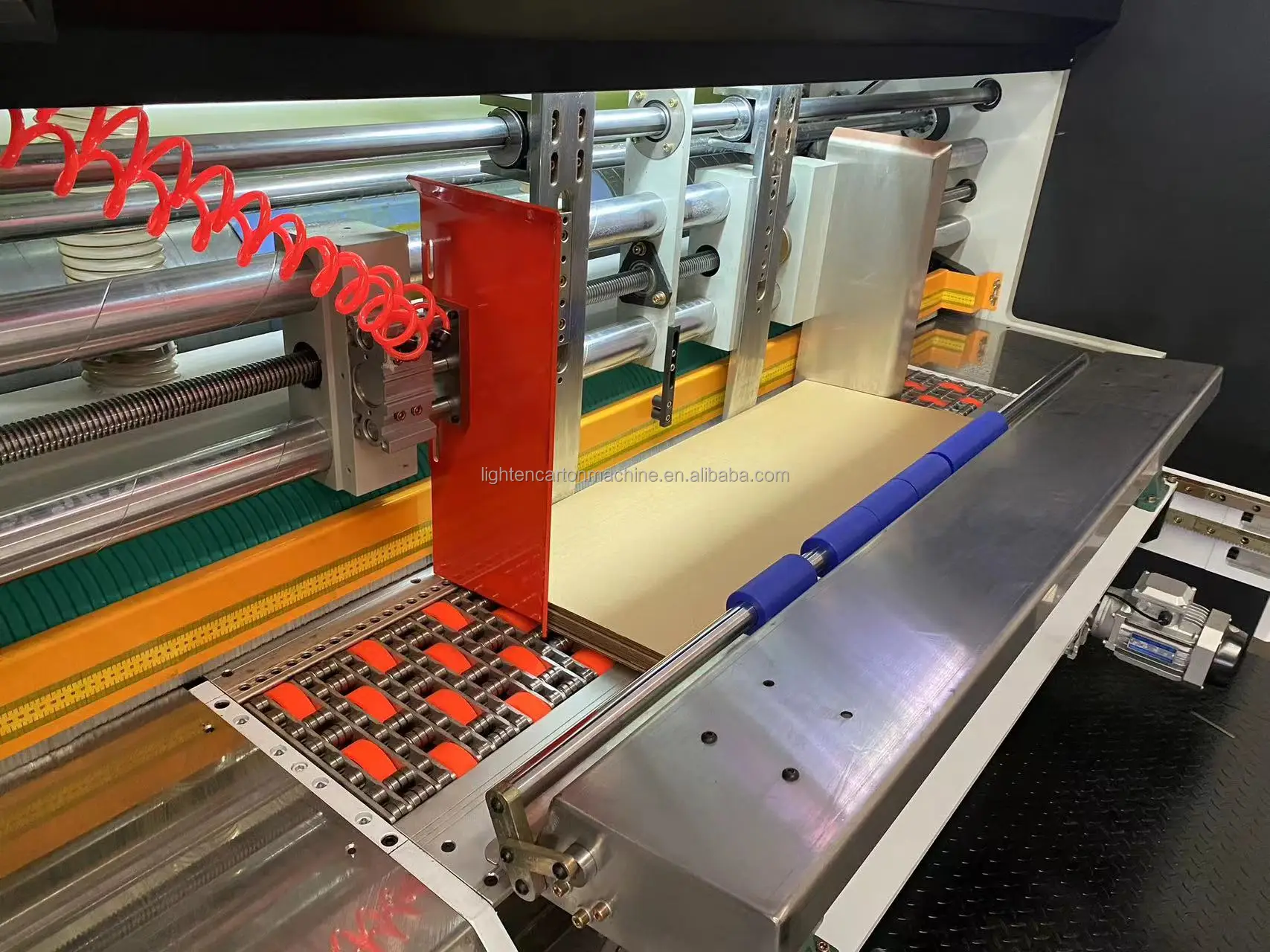 Fully Automatic Corrugated Cardboard Flexo Printing Folding Gluing ...