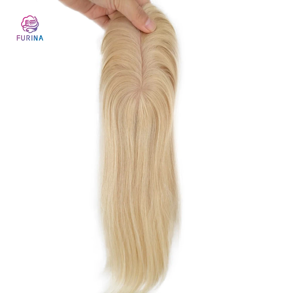 Furina Knotted Toupee - Premium Human Hair for Women
