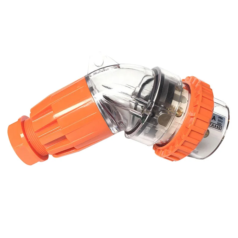 IP66 3 Phase 500V 32A 4pin 5 Poles 56PA532 Waterproof Plug