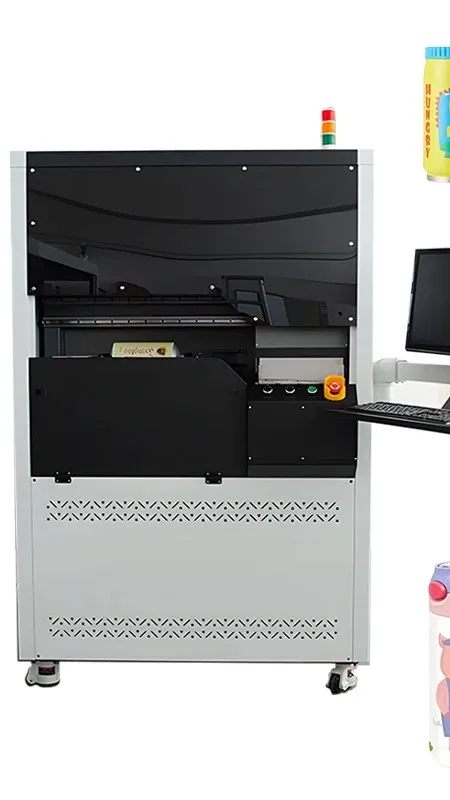 Cylindrical Bottle Uv Printer 360 Degree Uv Printer Machine Thermos Mug ...