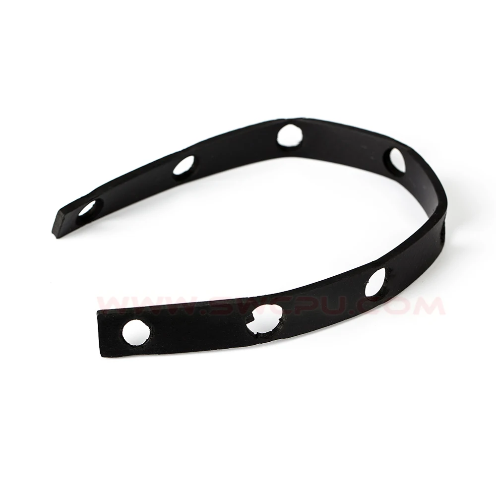 Custom Molding Colored Epdm/silicone Rubber Strap with Hole