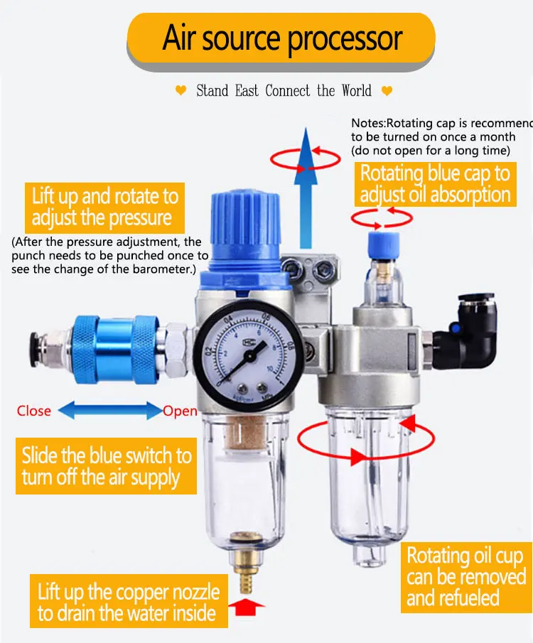 200KG Single-Column Desktop Pneumatic Press - YD-63