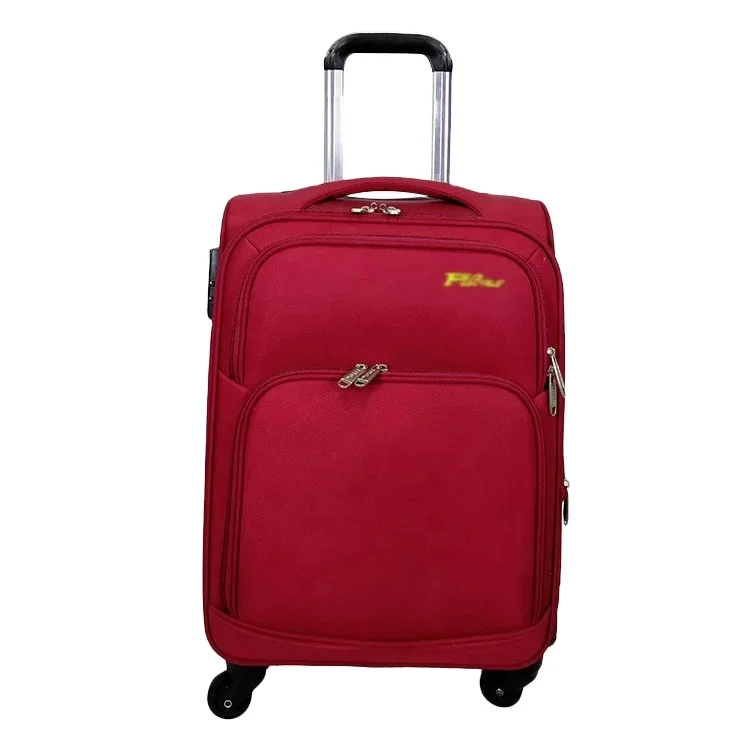 20"24"28" Red High-end Nylon Polyester Fabric Trolley Bag Travel ...