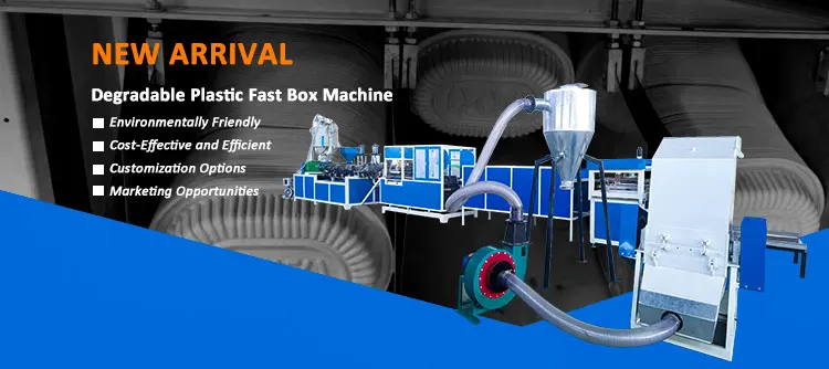 PS Foam Disposable Lunch Box Making Machine - Automatic