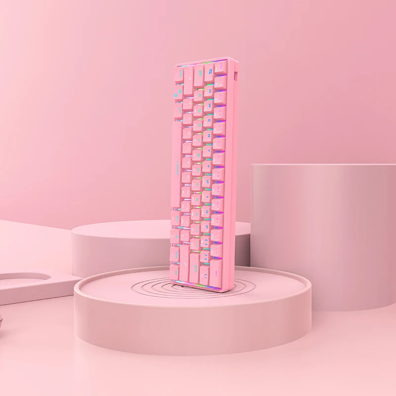 Bk61 60% Mechanical Keyboard Wired Led Backlit 61 Keys Gaming ...