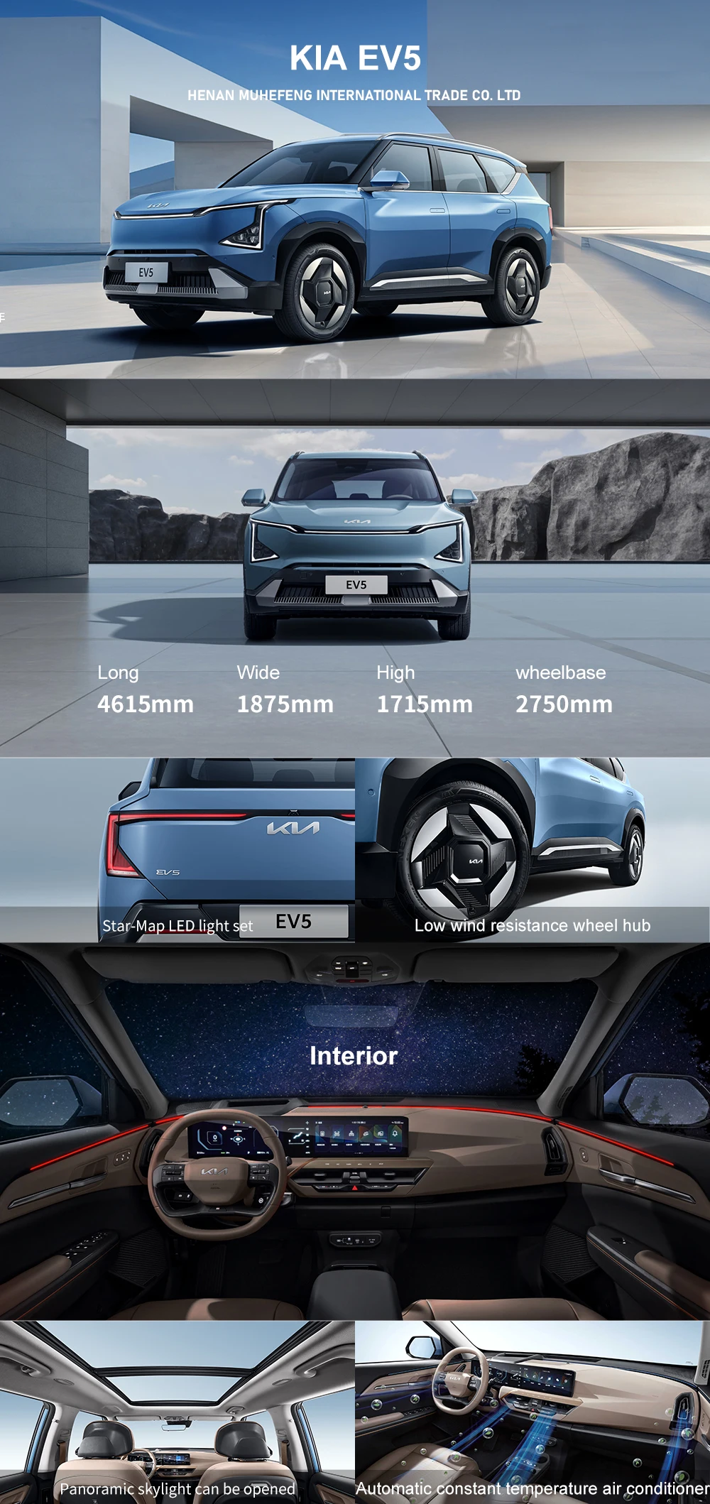 Kia Ev5 2024 720km Land Wave Energy New Electric Vehicles EV Car Kia Ev5 720| Alibaba.com